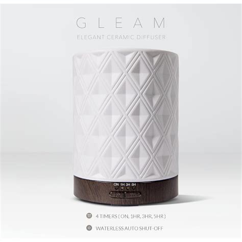 Ceramic Essential Oil Diffuser Night Light With Wifi K Camera US