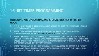 PIC18 TIMER PROGRAMMING IN ASSEMBLY AND C PPT