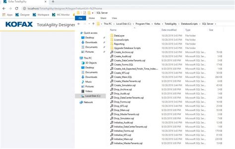 Steps To Reset Kofax Totalagility Installation