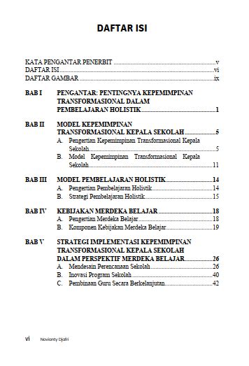 Buku Kepemimpinan Transformasional Dalam Pembelajaran Holistk