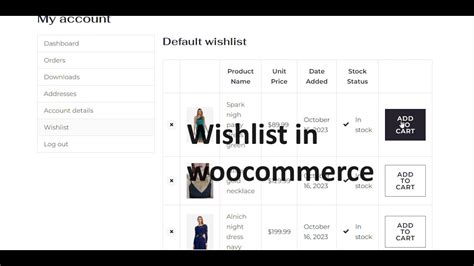 How To Add Wishlist Features In Woocommerce Add Wishlist In Header YouTube