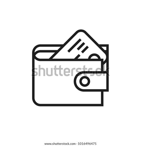 Wallet Card Icon Stock Vector Royalty Free 1016496475 Shutterstock