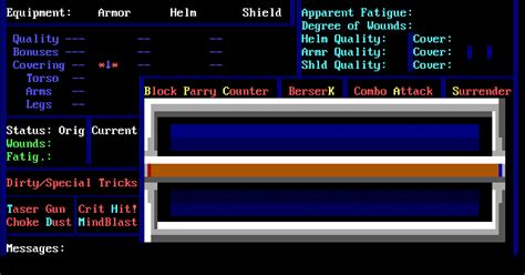 Character Sheet Ansi Art
