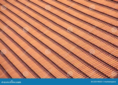 Orange Roof Tile Pattern Stock Image Image Of Roof Rooftop 22519653