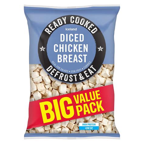 Iceland Diced Chicken Breast 21kg Chicken Iceland Foods