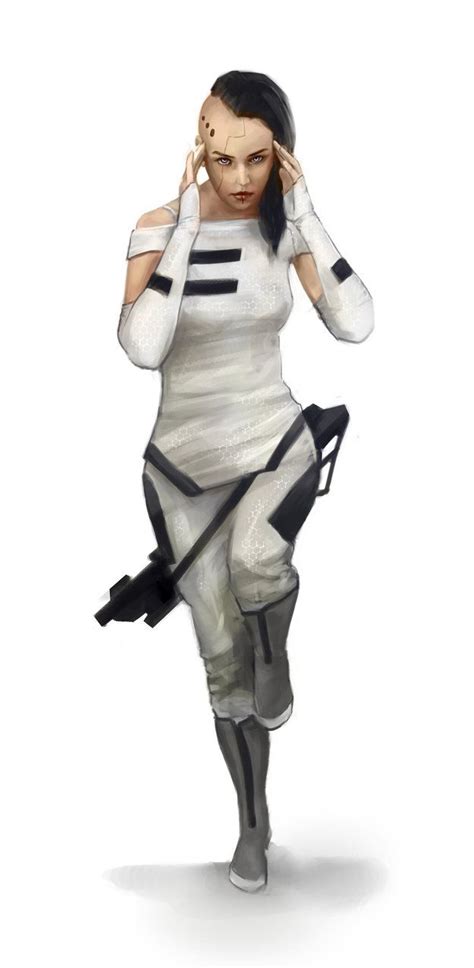 The Empath Cyberpunk Character Charakter Design Inspiration