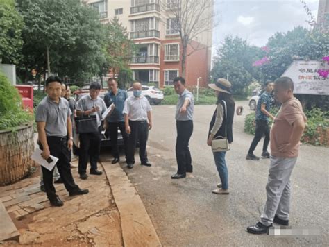 市政府领导督查城市住宅小区创文工作情况张纪辉
