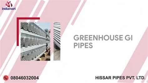 Galvanised Iron Round Pipe Thickness 2 MM 5 MM At Rs 75 Kg In Hisar