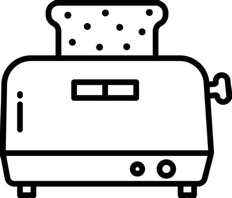 Toast Maker Outline Vector Illustration 42394179 Vector Art At Vecteezy