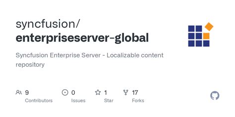 GitHub Syncfusion Enterpriseserver Global Syncfusion Enterprise Server Localizable Content