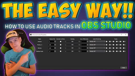 HOW TO USE AUDIO TRACKS IN OBS STUDIO Separate Game Audio