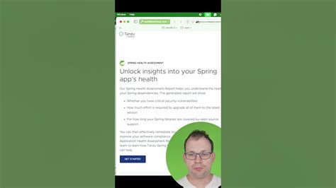 Spring Tips A Short The Spring Health Assessment Java Springboot Springframework Youtube