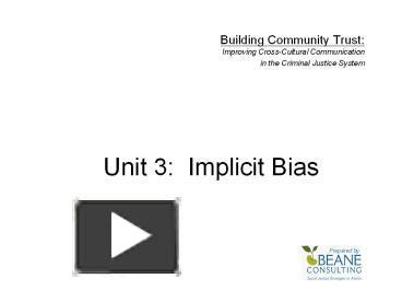 PPT Unit Implicit Bias PowerPoint Presentation Free To View Id Fb MTc M