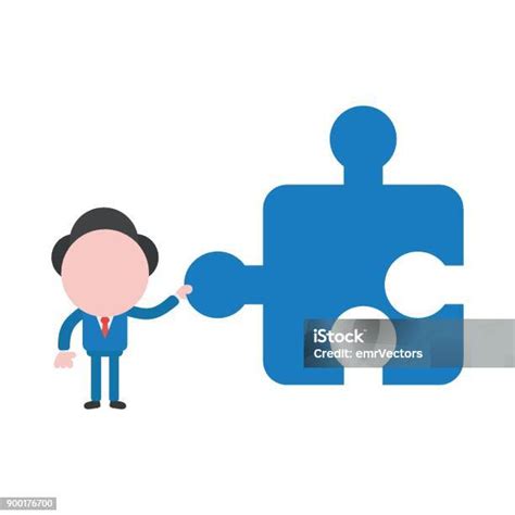 지 그 소 퍼즐 조각을 들고 익명 사업가 문자의 벡터 일러스트 레이 션 개념 개념에 대한 스톡 벡터 아트 및 기타 이미지 개념 개념 기호 개체 그룹 Istock