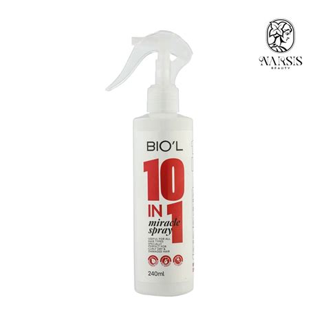 اسپری نرم کننده مو بیول مدل 10 در 1 بدون آبکشی حجم 240 میلی لیتر نارسیس بیوتی