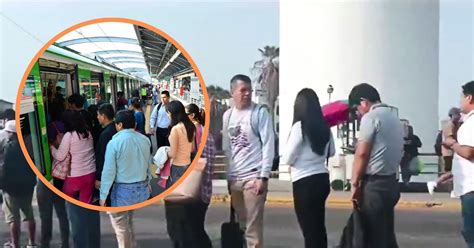 Línea 1 Del Metro De Lima Presentó Demoras Y Largas Colas En Todas Sus Estaciones Infobae