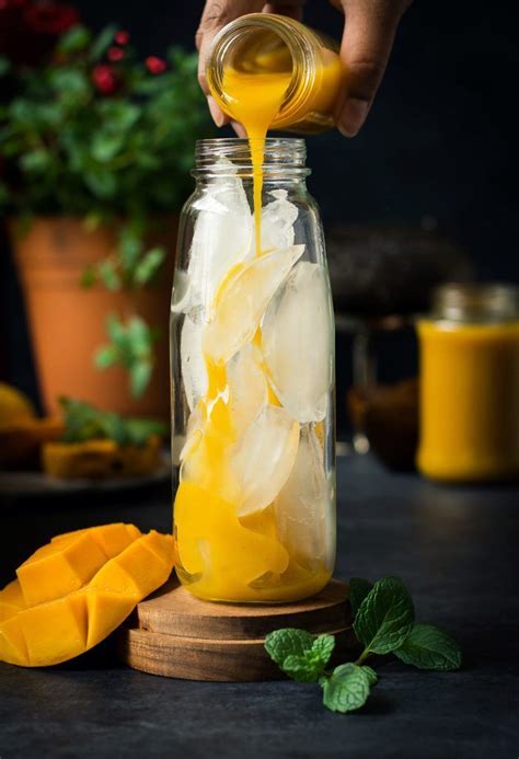 Non Alcoholic Vanilla Mango Shrubs Love Is In My Tummy Recipe