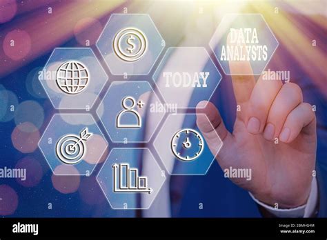 writing note showing data analysts business concept for programmer
