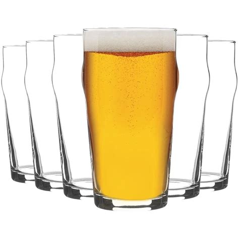 570ml Nonic Pint Beer Glasses Pack Of 4