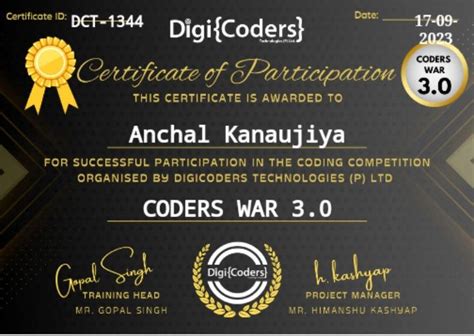 Anchal Kanaujiya On Linkedin C Programming Test Himanshu Kashyap Jay