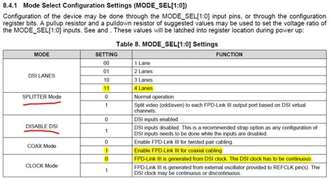 Four Lane DSI Input FPDLink III Interface Forum Interface TI E E Support Forums