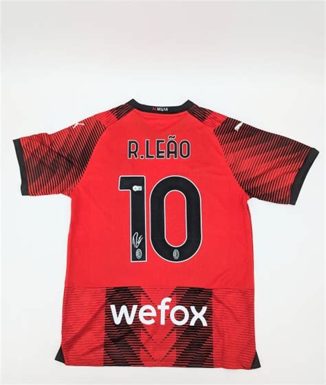 Rafael Leão s AC Milan Signed Shirt CharityStars