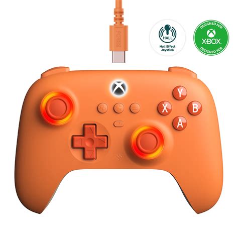 8bitdo Ultimate C Wired Controller For Xbox Rgb Lighting Fire Ring And