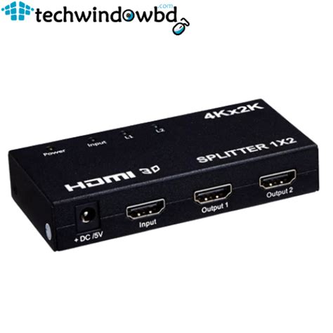 1x2 HDMI Splitter Tech Window BD