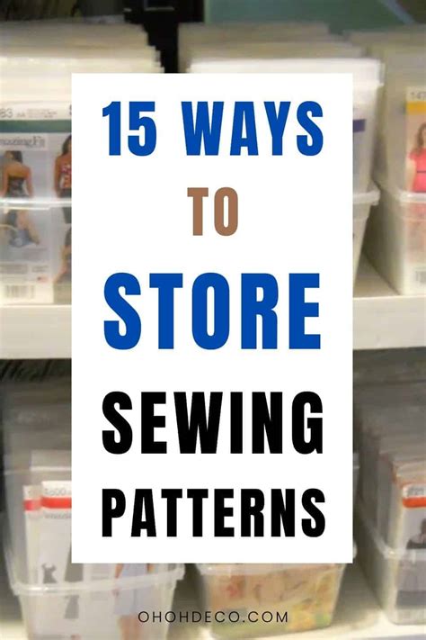 Revolutionize Sewing Pattern Storage With Genius Hacks