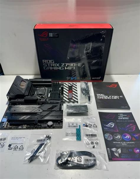 ASUS ROG STRIX Z E Gaming WiFi LGA Motherboard DDR Check Description