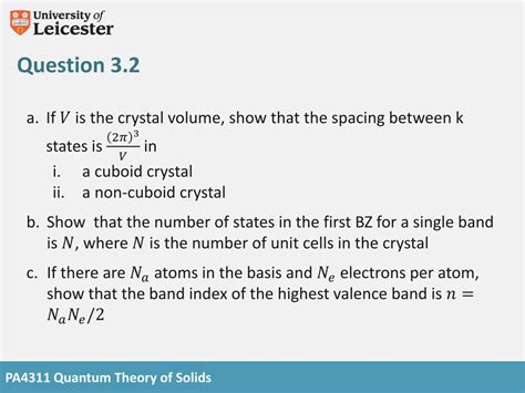 Ppt Quantum Theory Of Solids Powerpoint Presentation Free Download