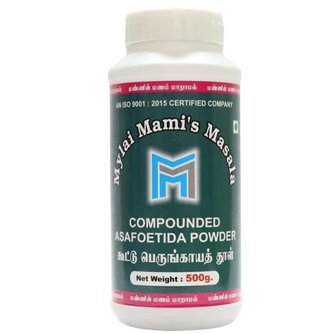 Mylai Mamis Masala Premium Compounded Asafoetida Powder GM Amazon In Grocery Gourmet Foods