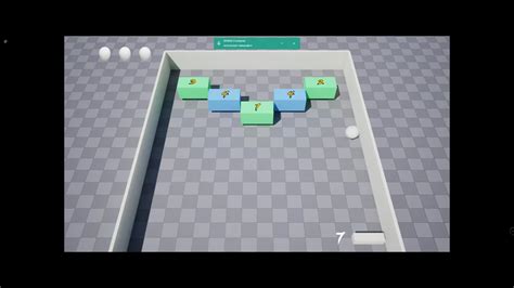 Arkanoid Style Game Gameplay In Unreal Engine Youtube