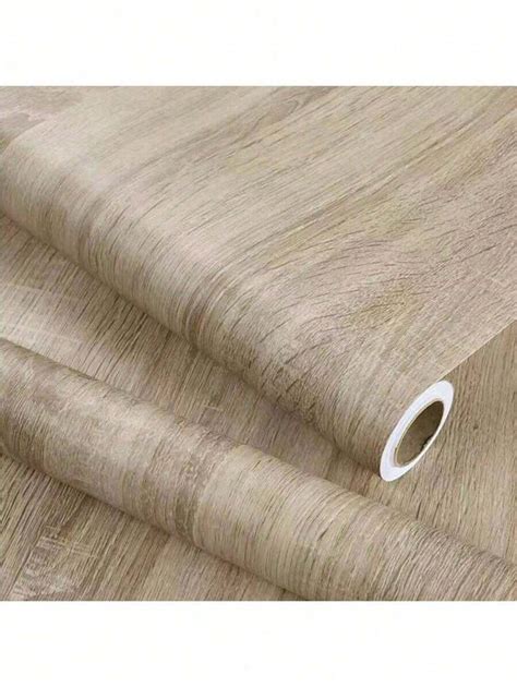 3m X 1 Roll Self Adhesive Floor Sticker Wood Grain Pattern With Built