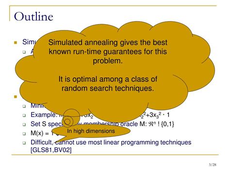 Ppt Simulated Annealing For Convex Optimization Powerpoint
