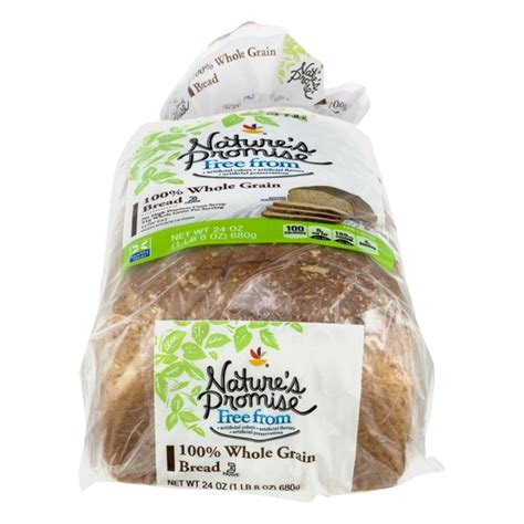 Nature S Promise Bread Whole Grain Oz Instacart