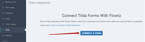 Flowlu Help Center How To Integrate Tilda With Flowlu