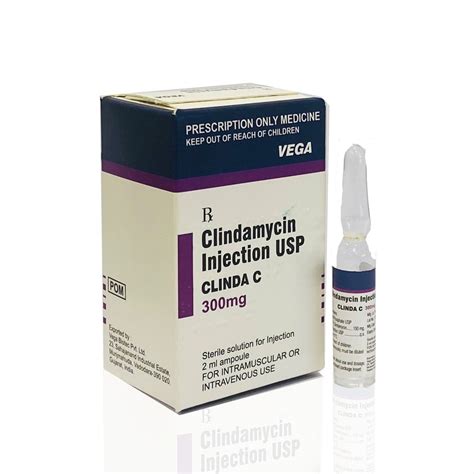 Clindamycin 300 Mg 2 Ml Injection 2ml Ampoule Prescription At ₹ 35piece In Vadodara