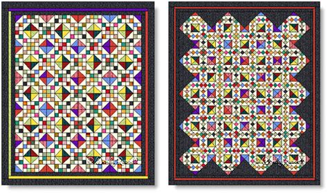 Jewel Box Sample Quilt Layouts
