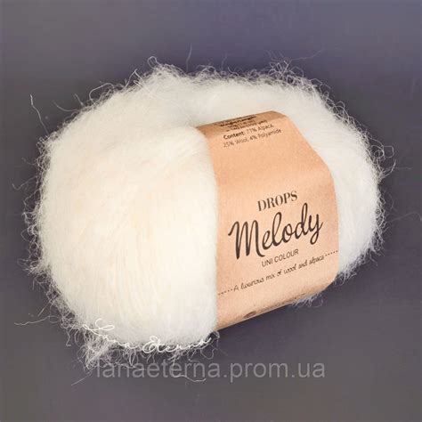 Пряжа Drops Melody 01 Натуральний – Lana Eterna