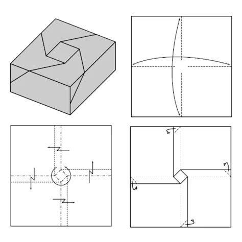 Easy To Intermediate Origami Models Folding Instructions Diagrams