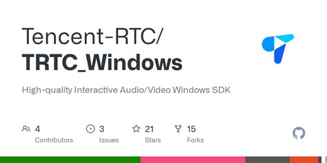 Github Tencent Rtctrtcwindows High Quality Interactive Audiovideo