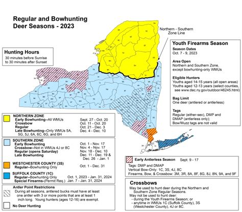Deer Season Southern Zone Bowhunting Ny Hunting Seasons Ny