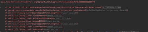 Java Lang NoClassDefFoundError Issue 121 Kostaskougios Cloning