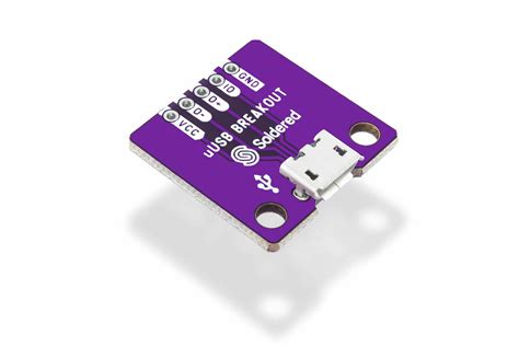 Github Solderedelectronicsmicrousb Female Connector Breakout