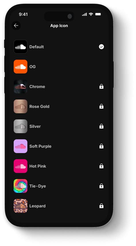 Choose Your Style Personalize Your Soundcloud App Icon Soundcloud
