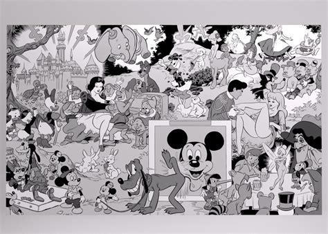 Disney Orgy 1967 Triptych Skateboards Boom Art