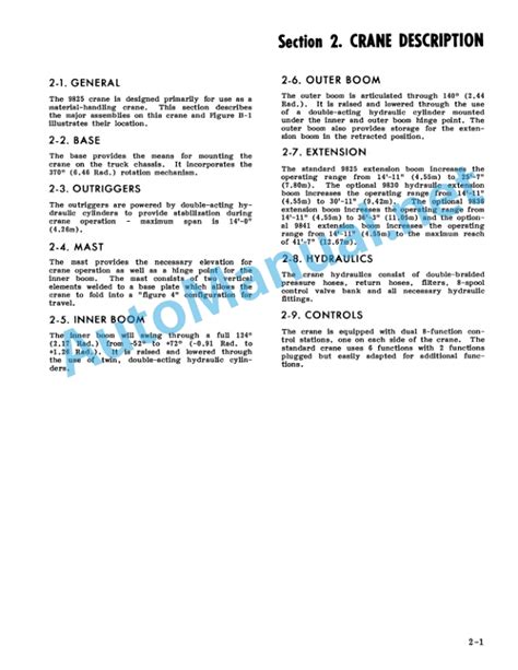 Imt 9825 Crane 99900189