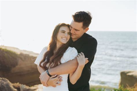 Sunset Cliffs Engagement Session In San Diego Lexi Daniel