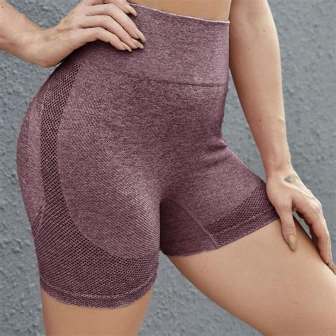 Seamless Gym Booty Shorts Size M On The Smaller Depop